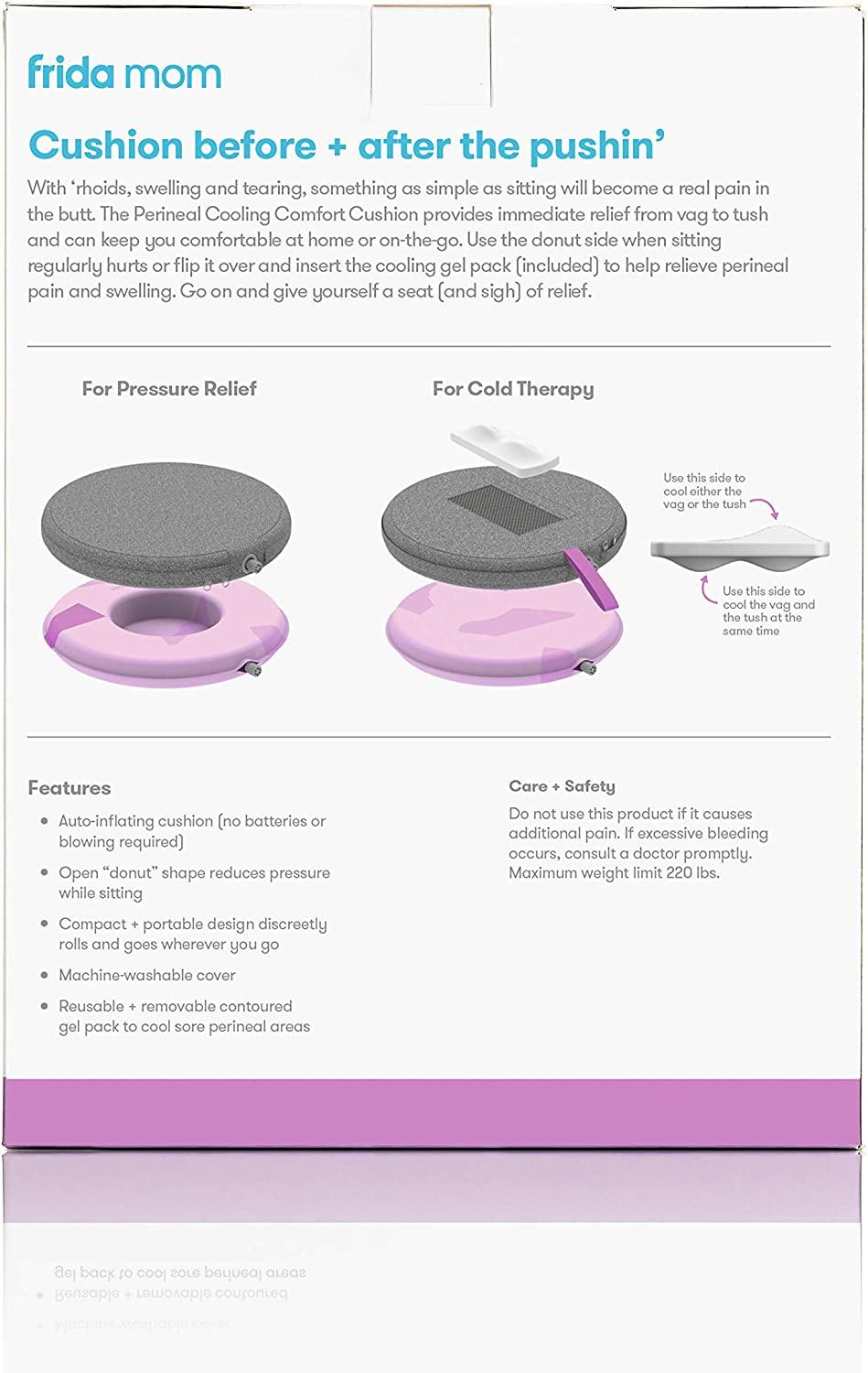 FridaBaby Mom Perineal Comfort Donut Cushion - Ultimate Postpartum ...