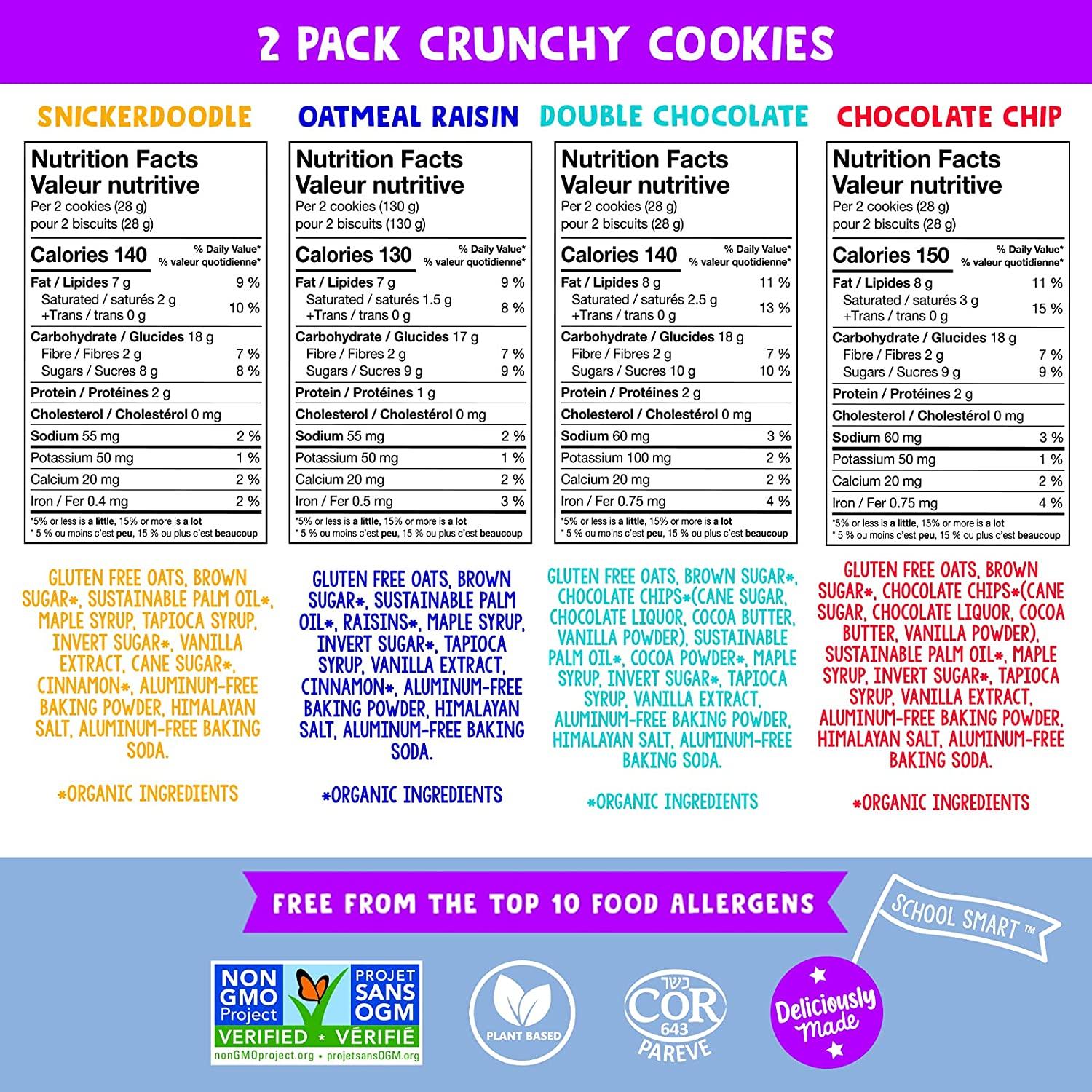 Crunchy Vegan Allergy Smart Cookies | Gluten-Free, Nut-Free, Egg-Free ...