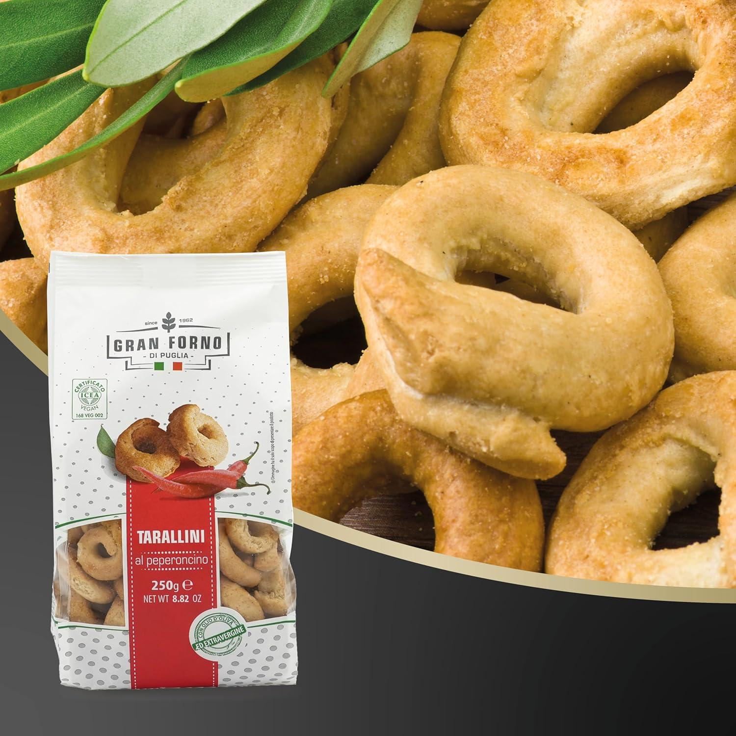 Gran Forno Taralli Peperoni - 250g | Crunchy Italian Snack | Salty ...