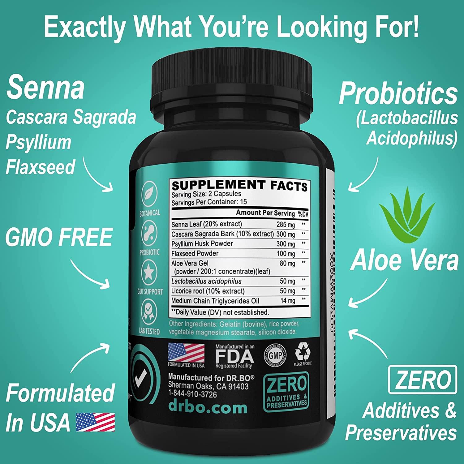 15-Day Colon Cleanser Detox & Probiotic for Weight Loss | Natural ...