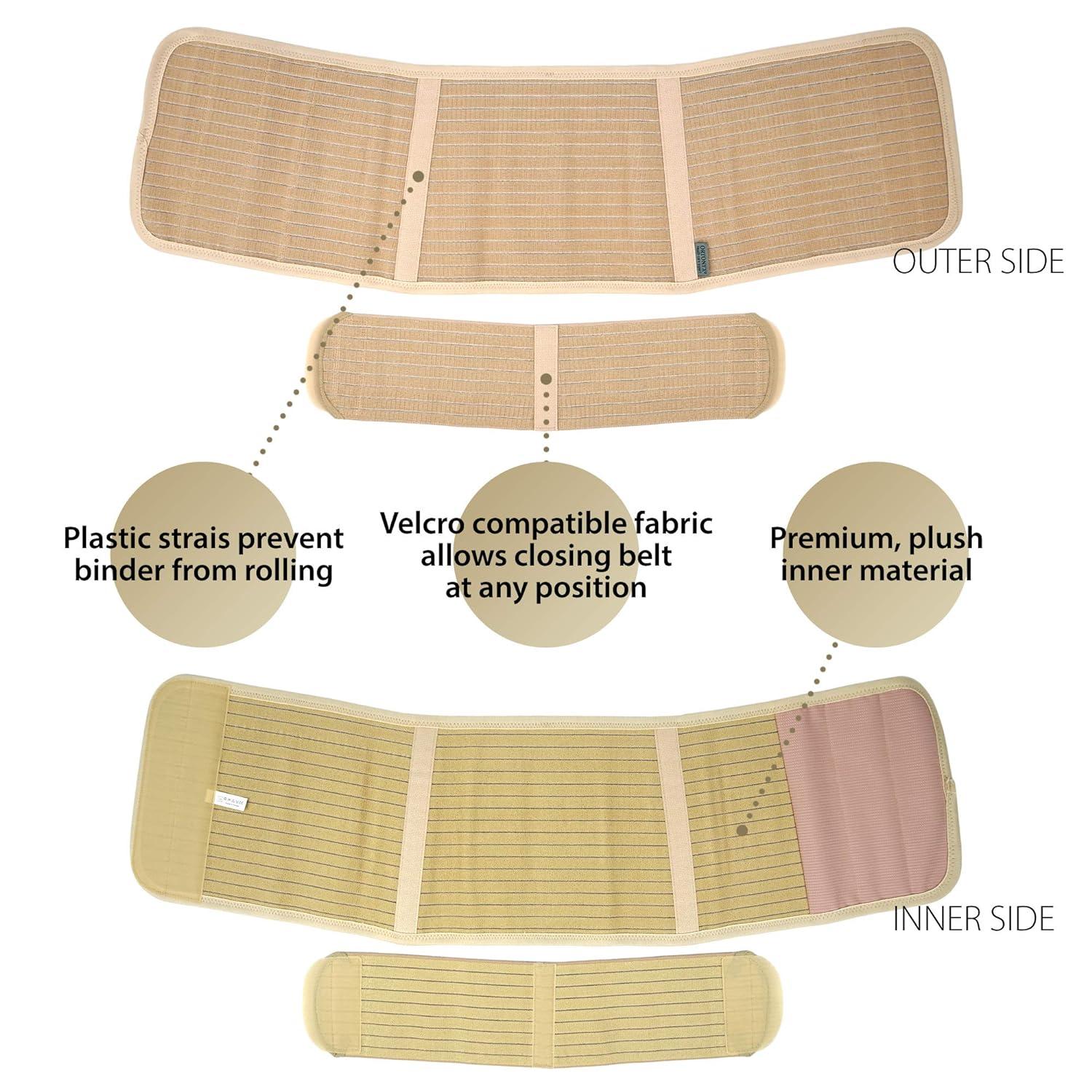 ORTONYX Ergonomic 9.5 Abdominal Binder - Postpartum & Postoperative ...