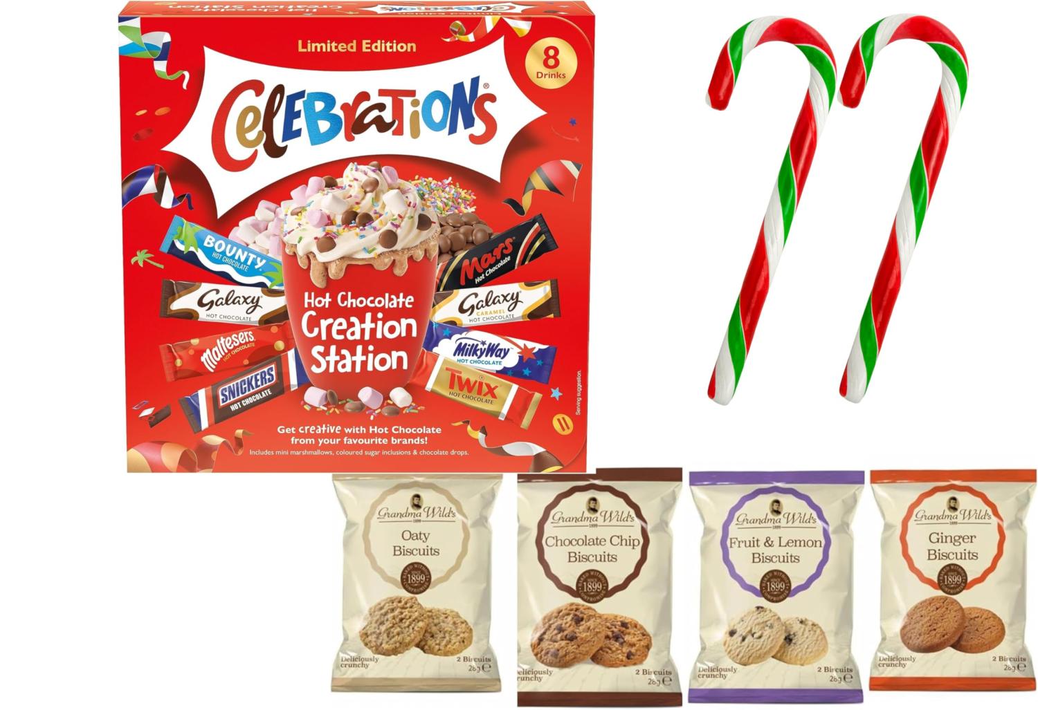 Hot Chocolate Gift Set - 8 Celebrations Hot Chocolate Sachets Gift ...