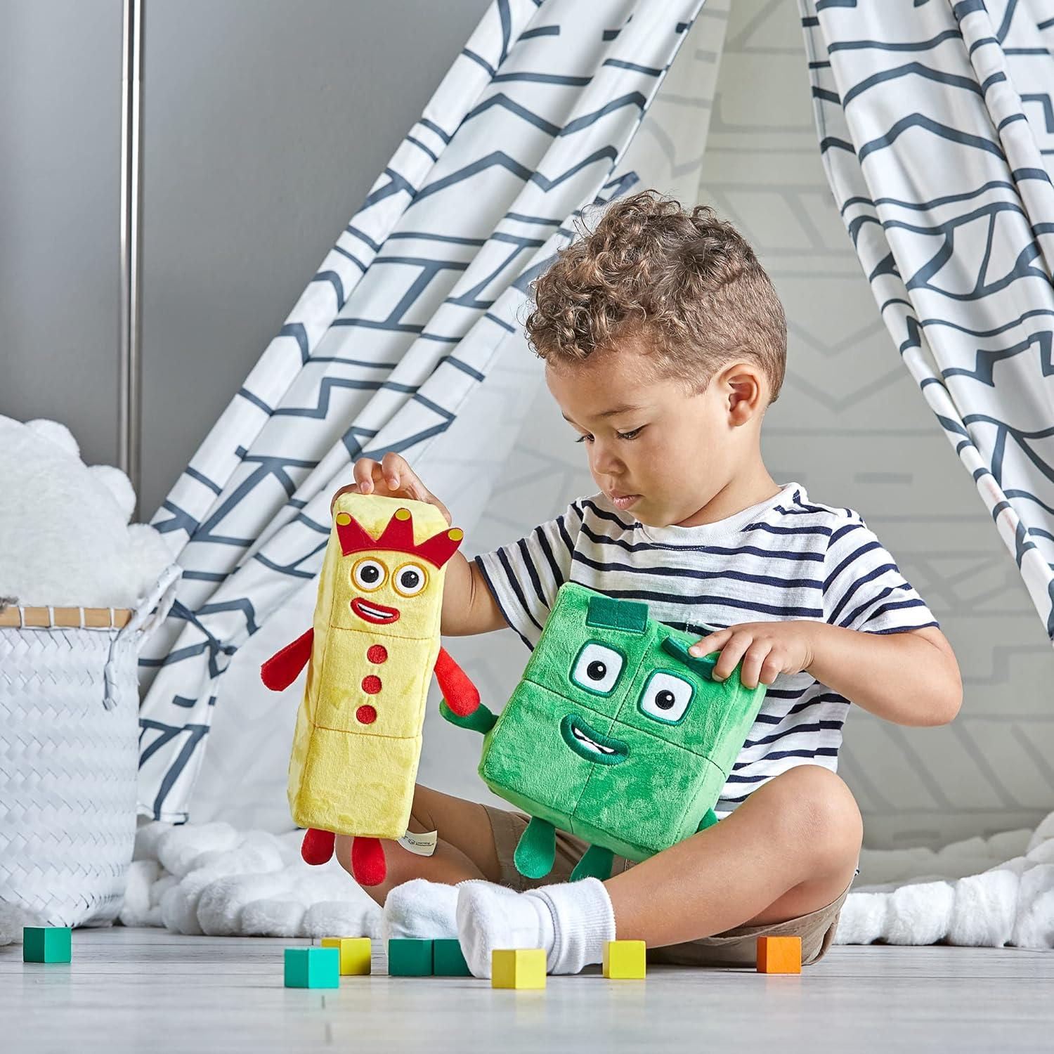 Numberblocks Three and Four Playful Pals Plush Toys for Toddlers 18 ...