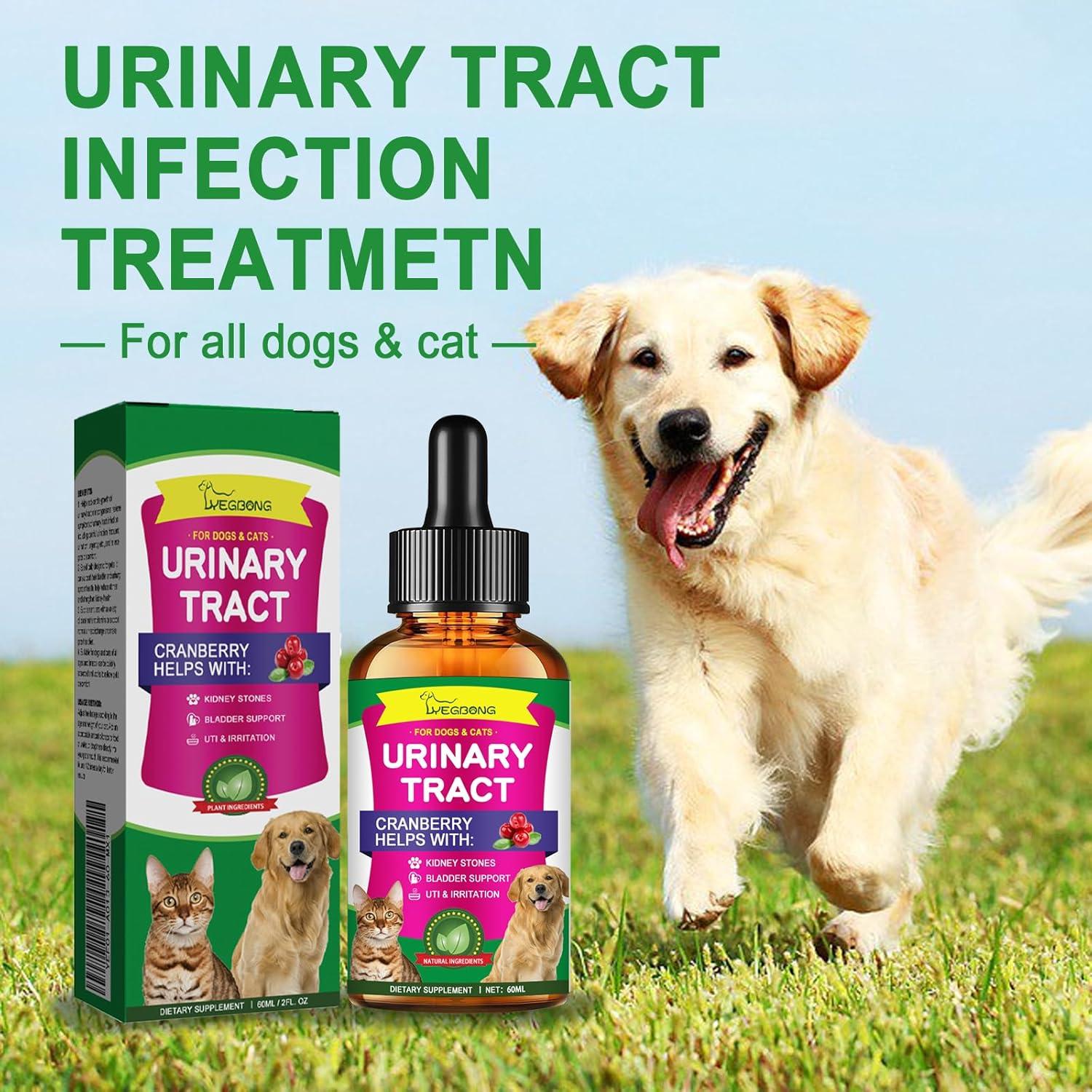 Cat Dog Natural Urinary Tract Drops Infection Treatment With