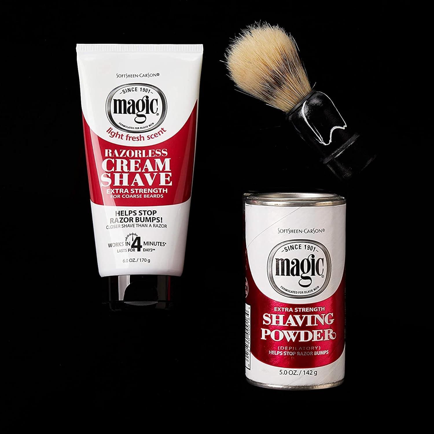 Buy MAGIC No Razor Shaving Powder 127gm - Extra Strength Depilatory for ...