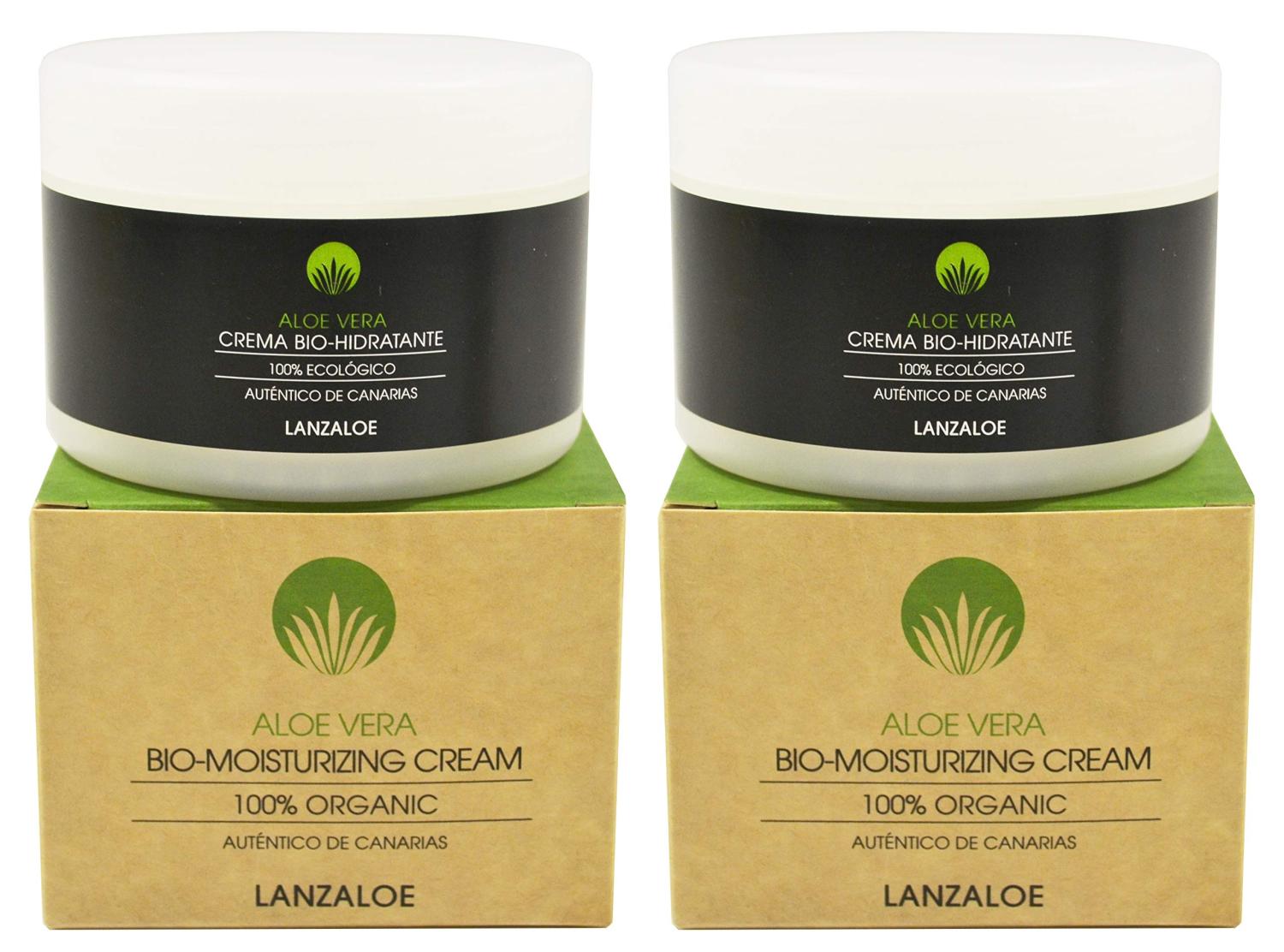 Lanzaloe Organic Moisturizer 200ml (2 Units) - 100% Ecological Skincare ...