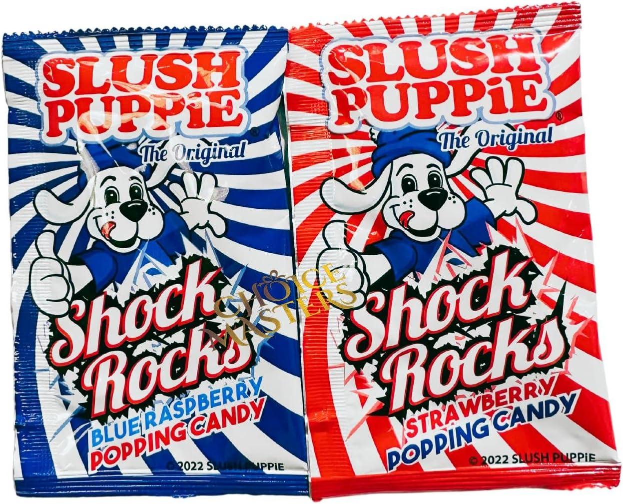 POPPING CANDY | Slush Puppie Shock Rocks Popping Candy | Strawberry and ...