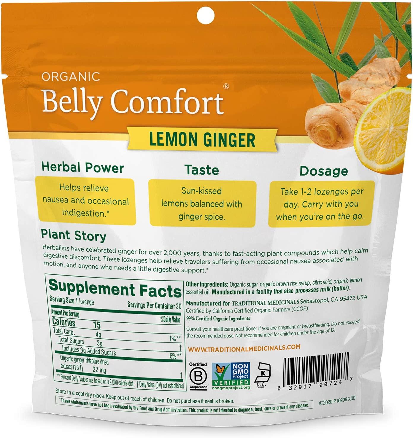 GoSupps.com - Traditional Medicinals Organic Belly Comfort Lemon Ginger ...