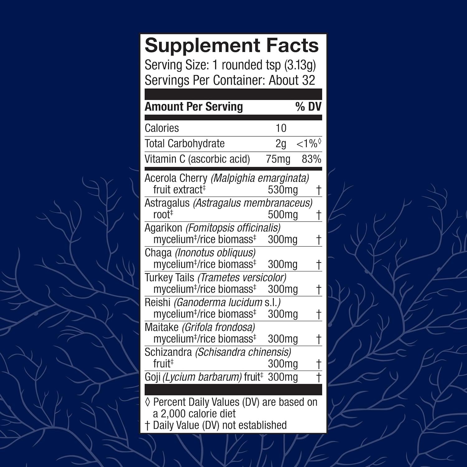 Host Defense MycoBotanicals Immune* Powder - Immune System Powder ...