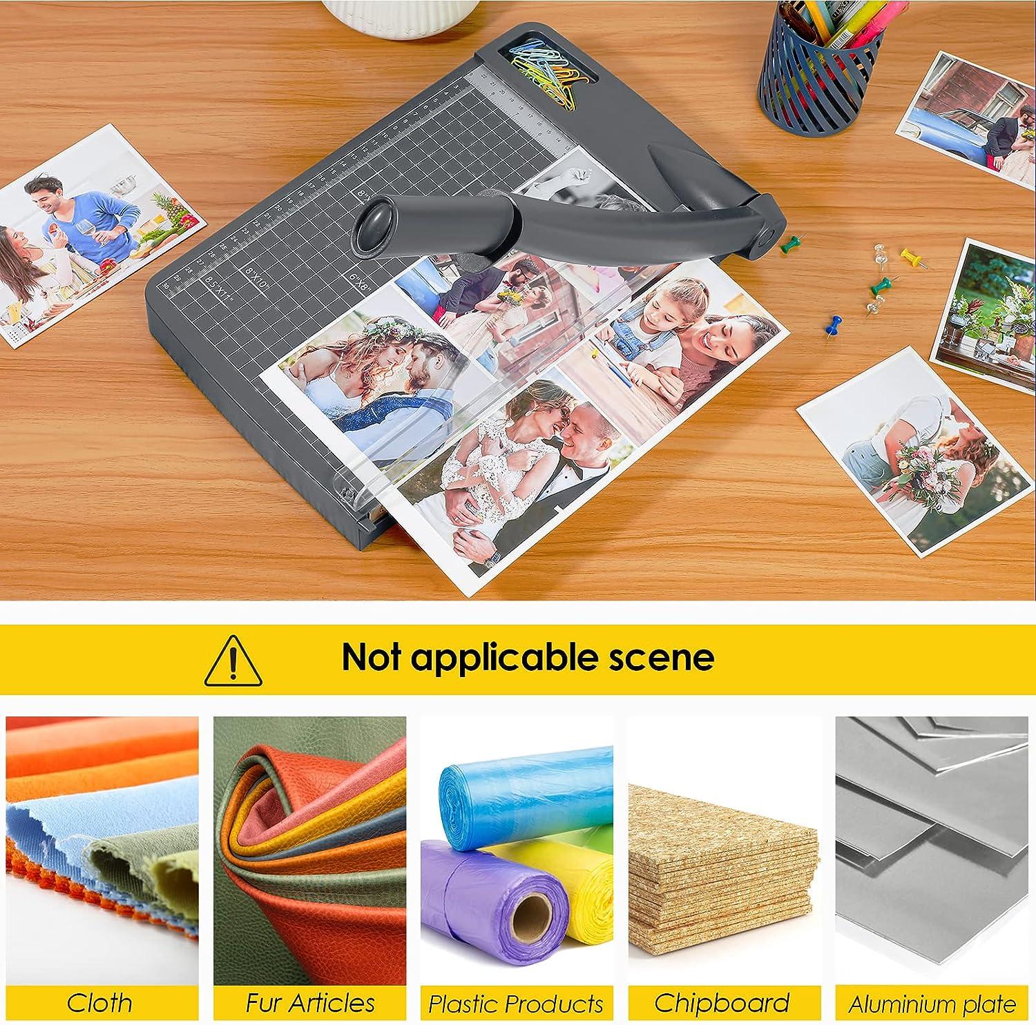 MROCO Paper Cutter 12" Cut Length Paper Trimmer Guillotine Trimmer with ...