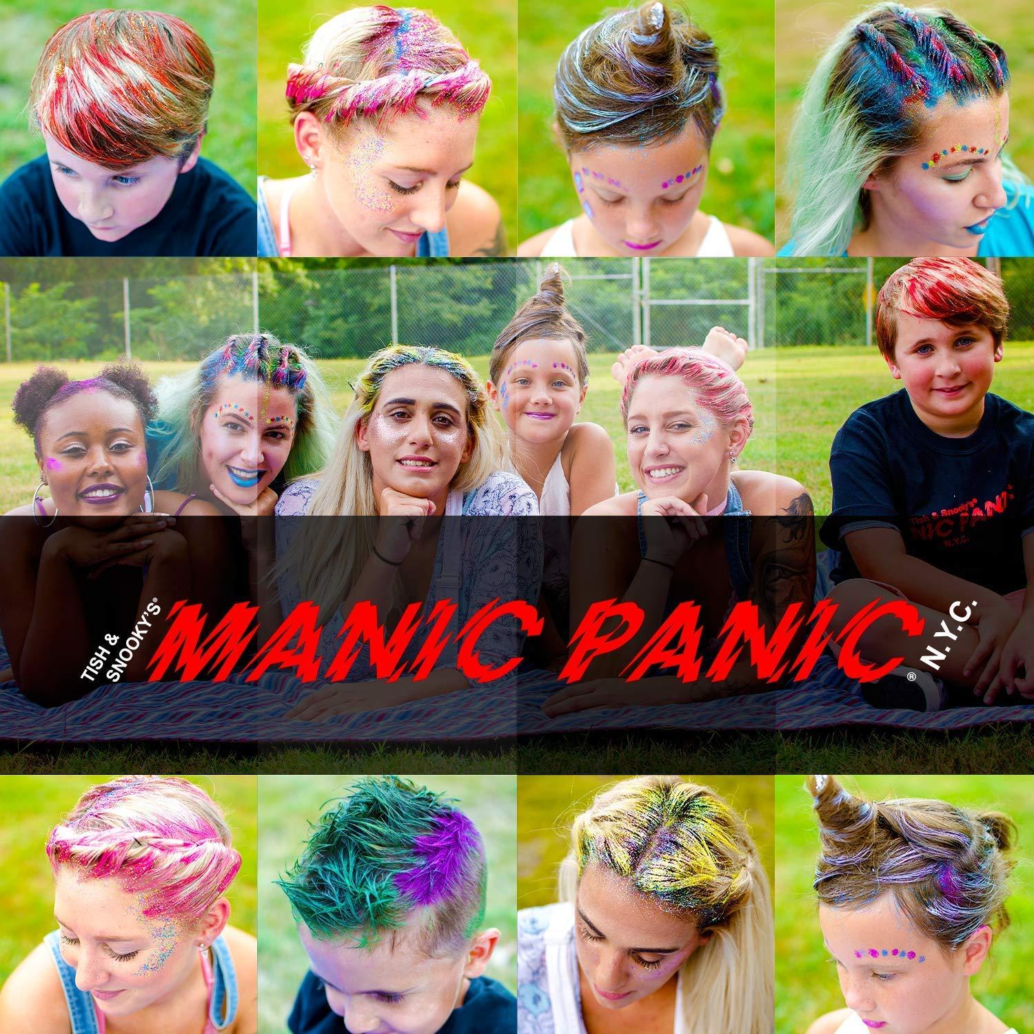 MANIC PANIC Electric Lizard Green Hair Dye Gel - Temporary Vegan Hair ...