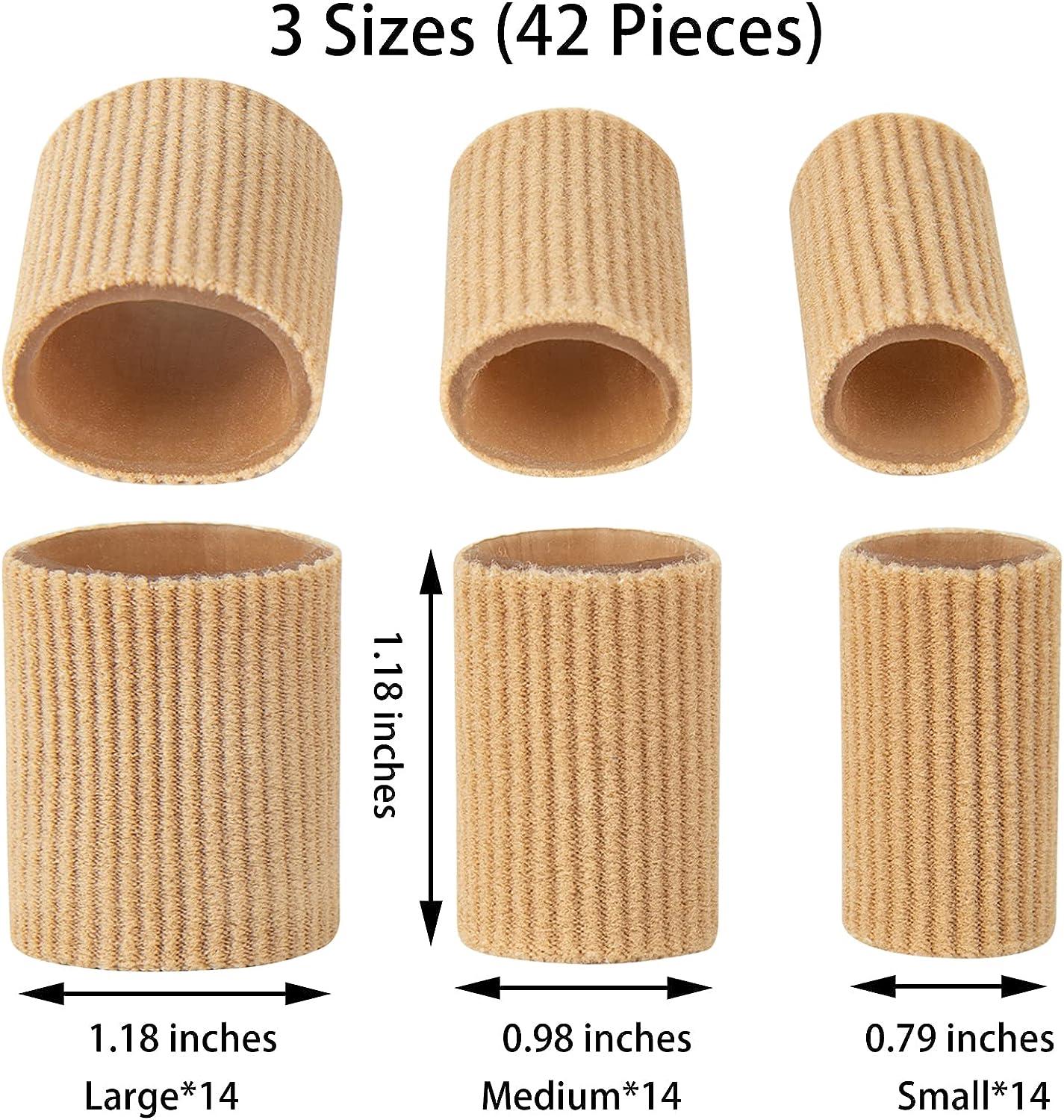 YEAJOIN Soft Gel Toe Sleeve Protectors 42PCS - Toe Cushion Tubes for ...