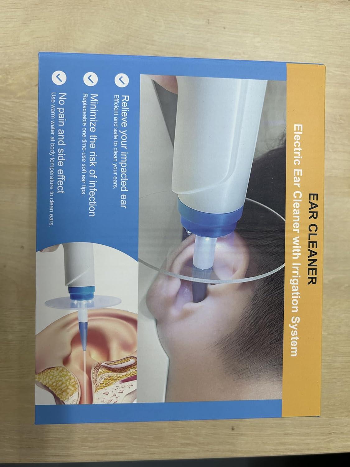 Temodu Rechargeable Electric Ear Wax Removal Kit - Effective Clean Ear ...