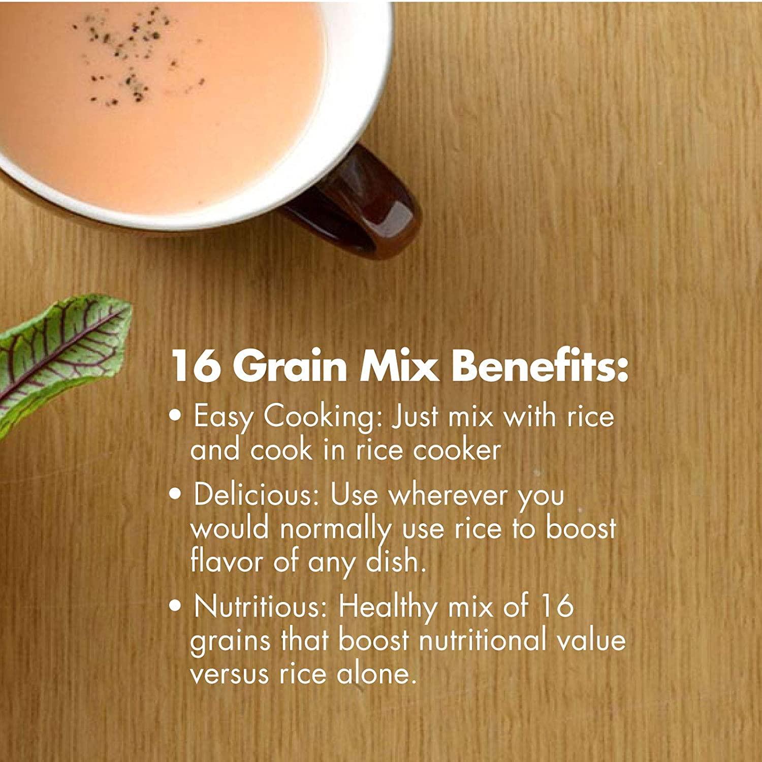 Hakubaku 16 Multigrain Rice Flavoring Mix 180g - 6 x 30g Portions | Japgokbap | Buy Now with ...