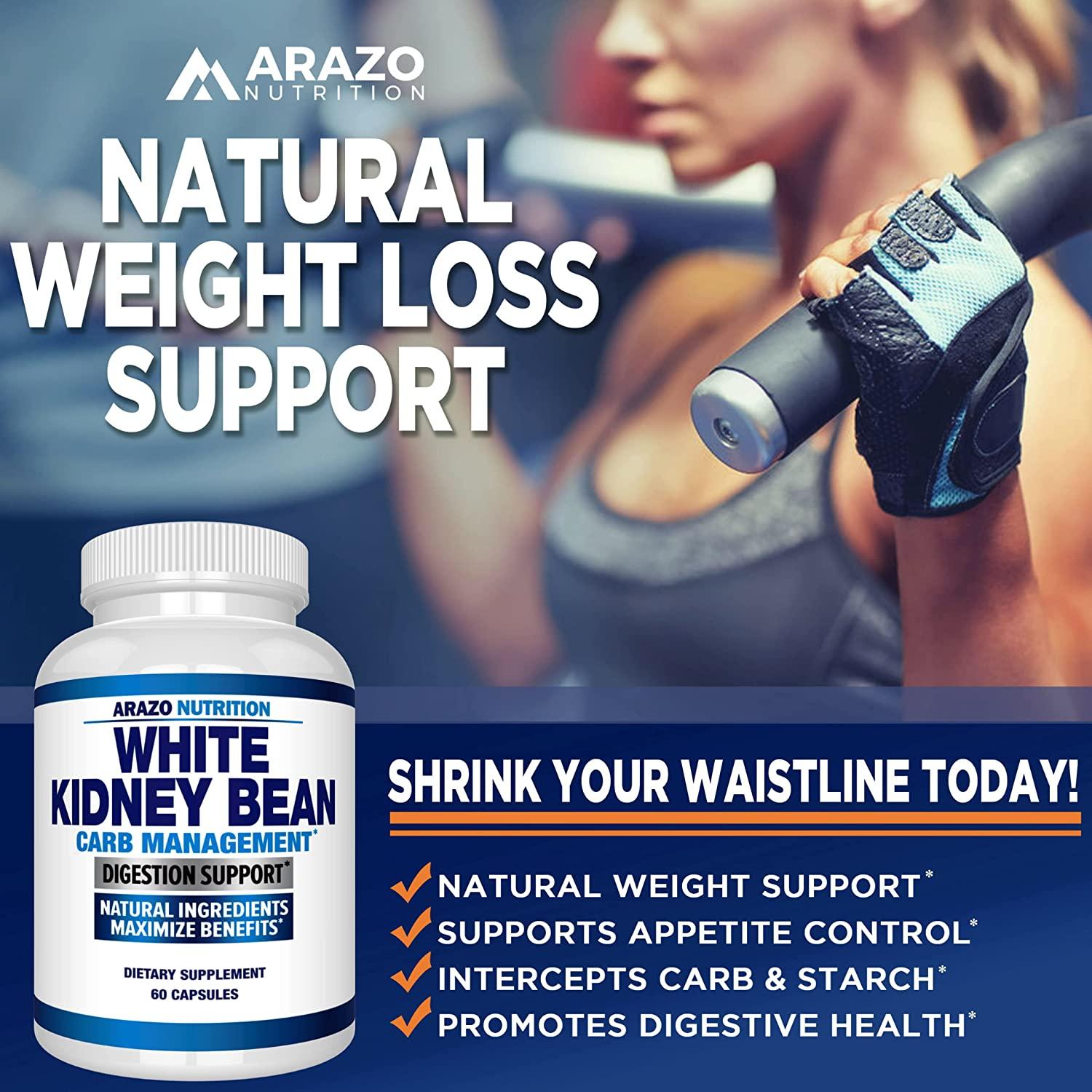 White Kidney Bean Extract - Pure Carb Blocker & Fat Absorber for Weight ...