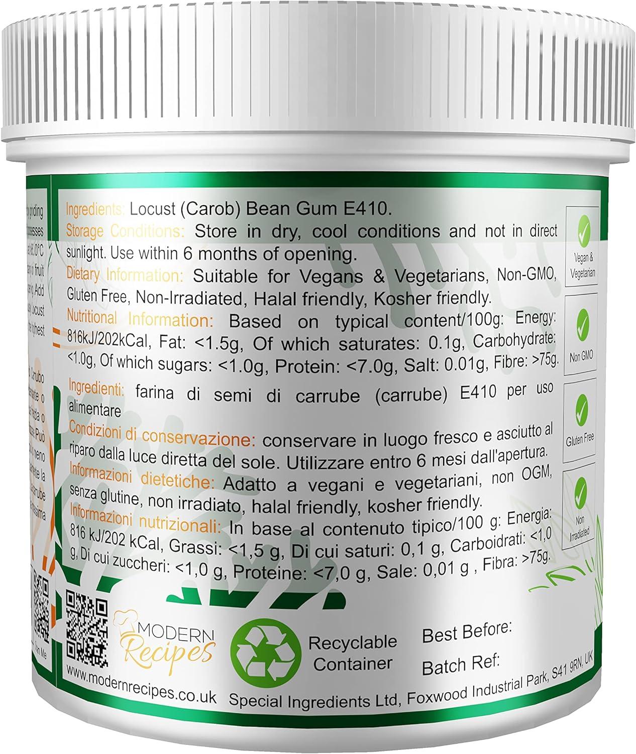 Premium Locust Bean Gum Powder 1kg - Vegan, Non-GMO, Gluten-Free ...