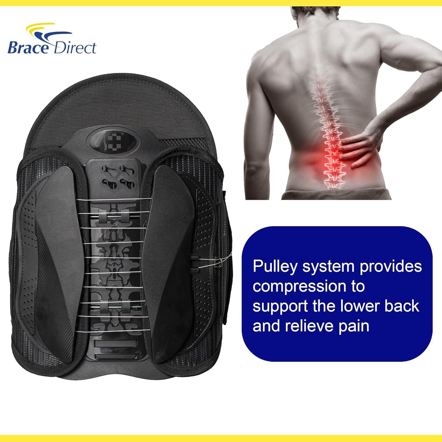 Brace Direct Contoured LSO Back Brace with Adjustable Lumbar Support ...
