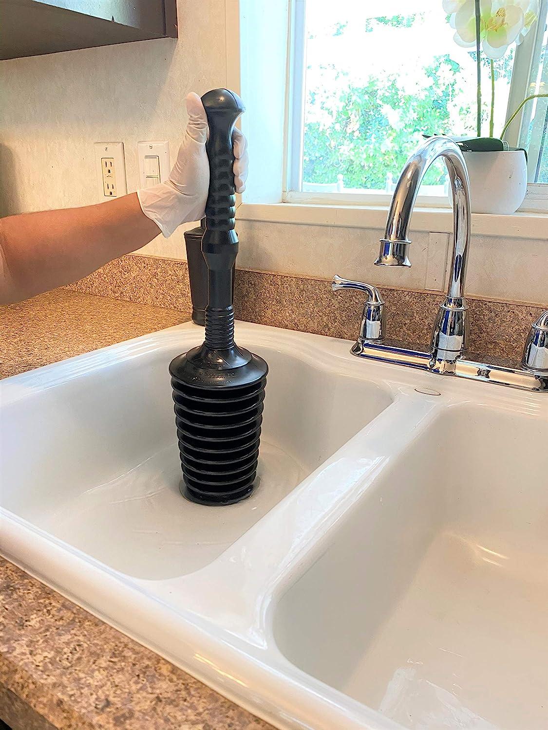 Master Plunger MP500-B3 Heavy Duty Toilet Plunger Kit with Air Release ...