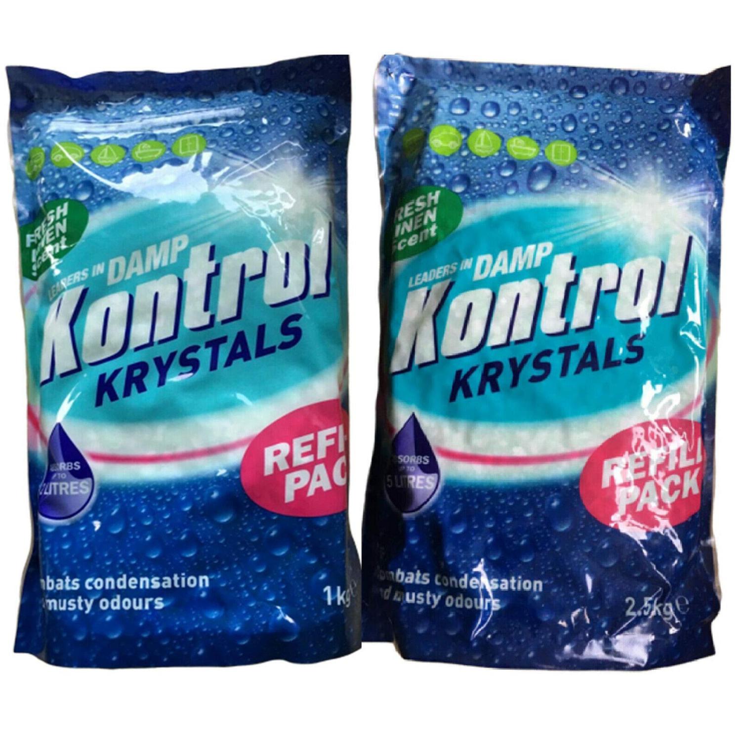 Kontrol Moisture Trap Absorber Refill Crystals 5kg - 2 x 2.5kg Krystals ...