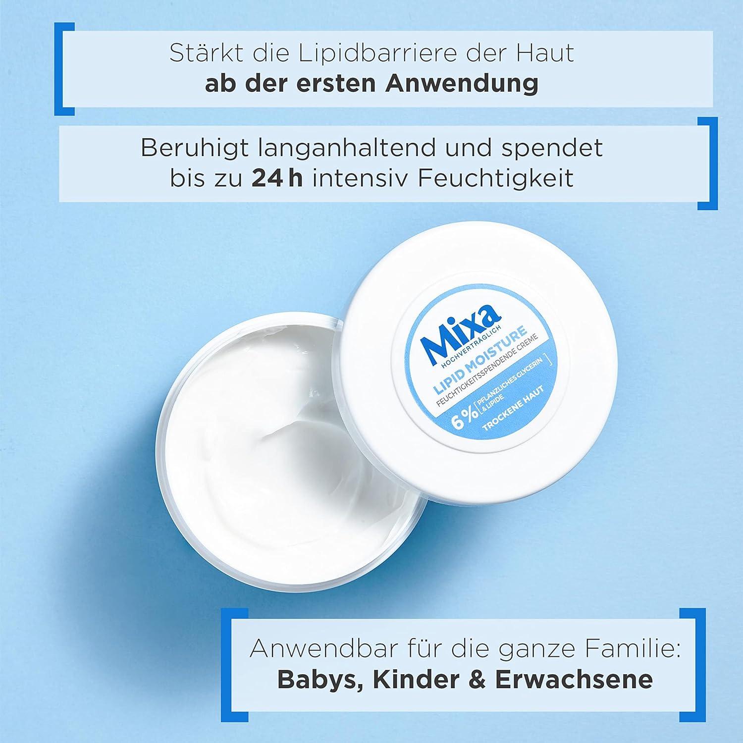 Buy Mixa Lipid Moisturizing Cream 400ml - 6% Lipids & Glycerin for Dry ...