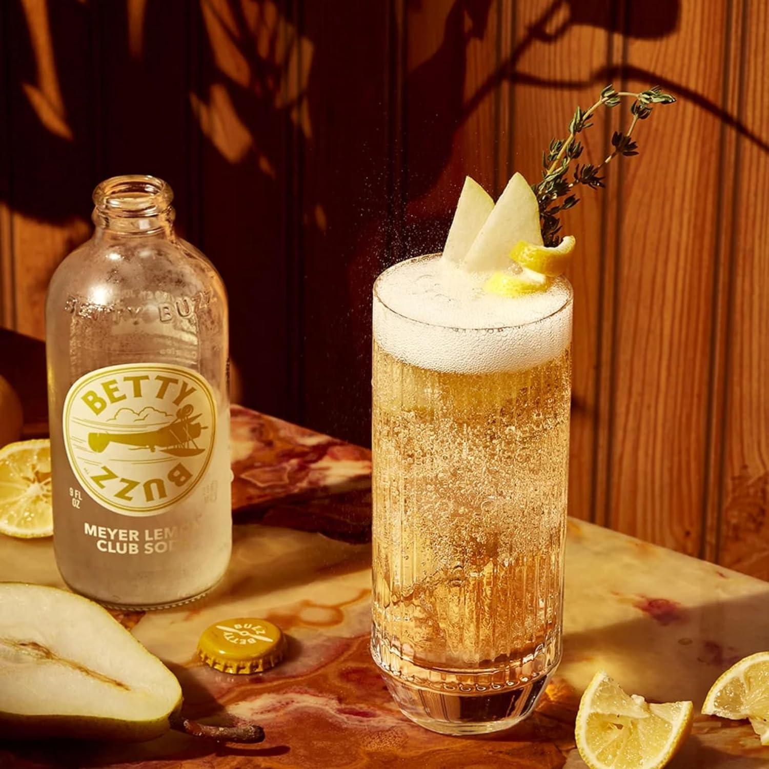 Betty Buzz Sparkling Meyer Lemon Club Premium Soda by Blake Lively | 12 ...