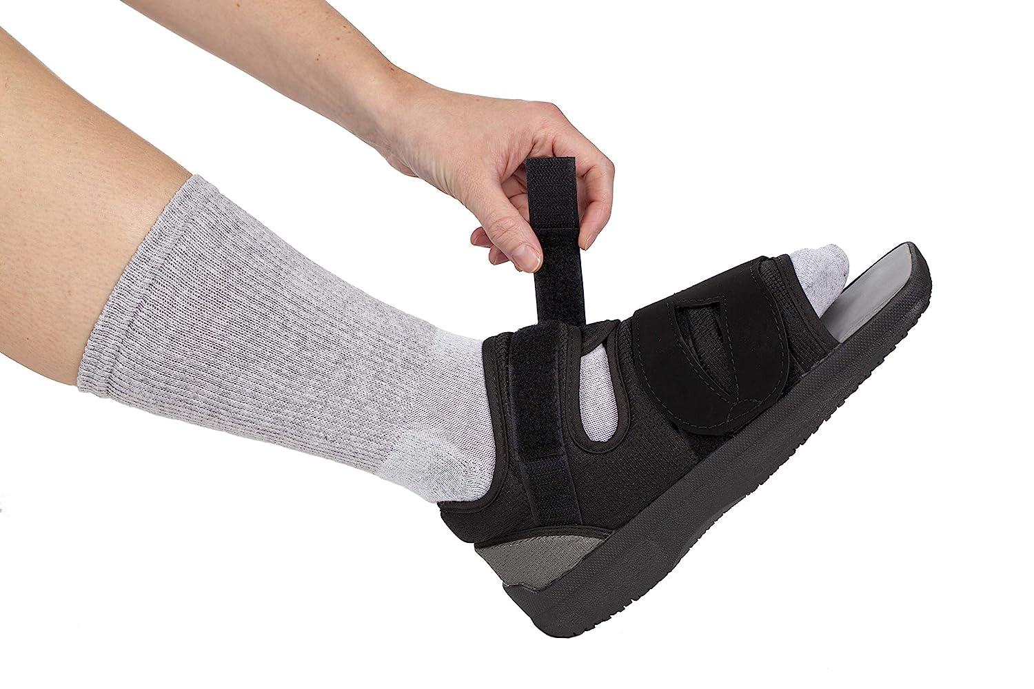 United Ortho Women's Large Adjustable Recovery Shoe for Broken Foot ...