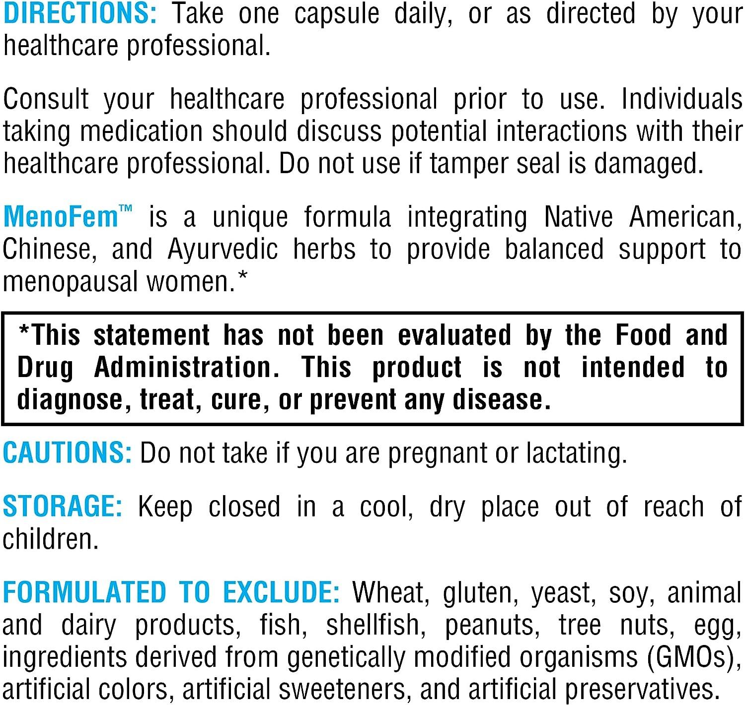 XYMOGEN MenoFem - Natural Menopause Support (90 Capsules) | Buy Now ...