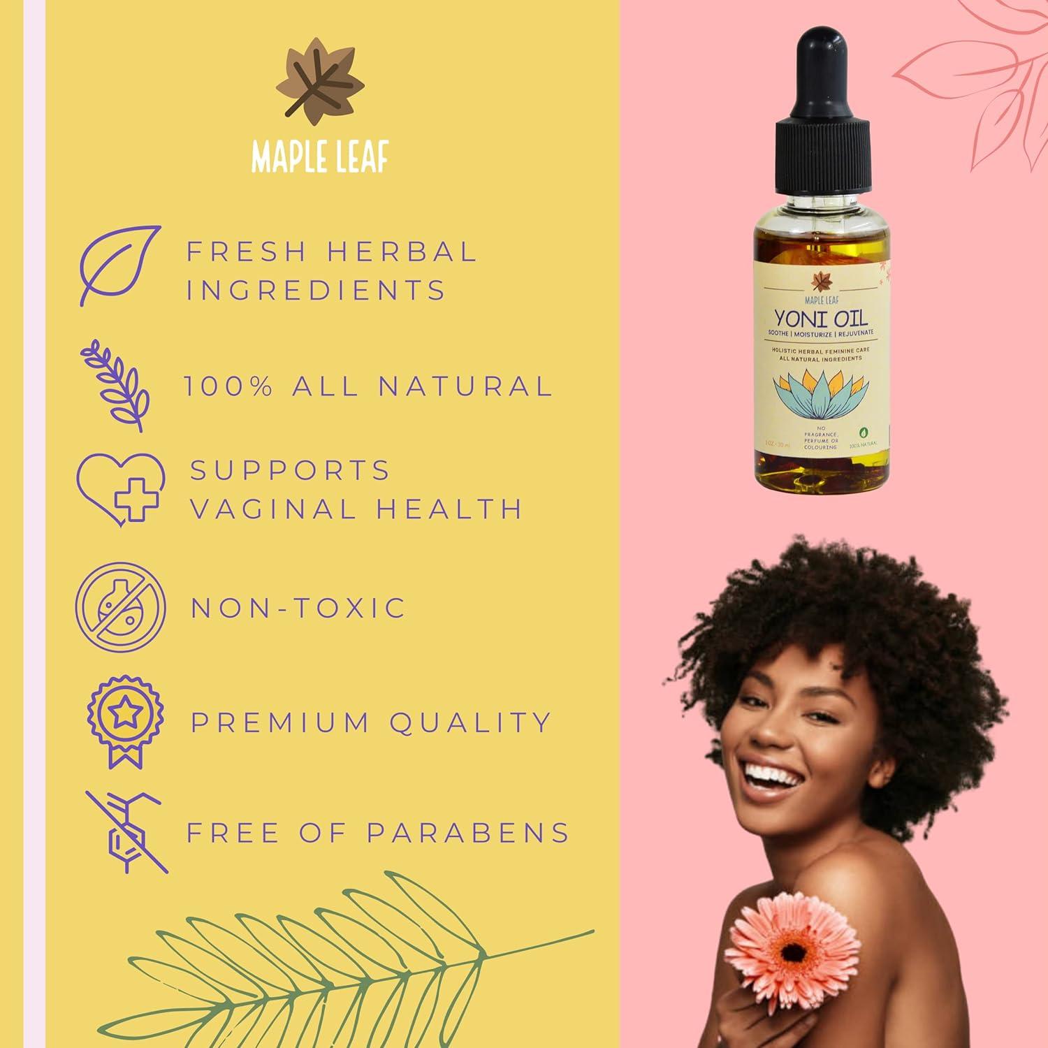 Natural Yoni Oil Feminine Oil Eliminates Odor Restores PH Balance ...