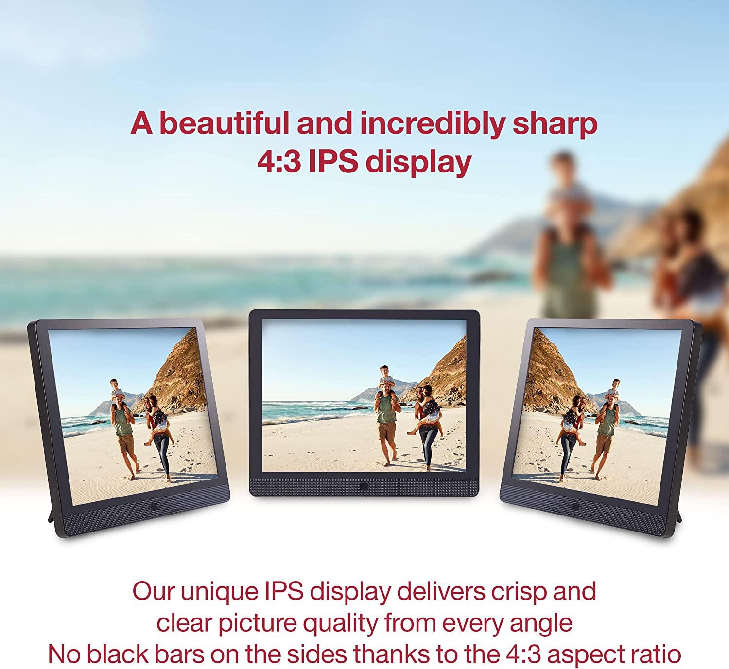 Pix-Star 15 WiFi Digital Picture Frame | Share Videos & Photos ...