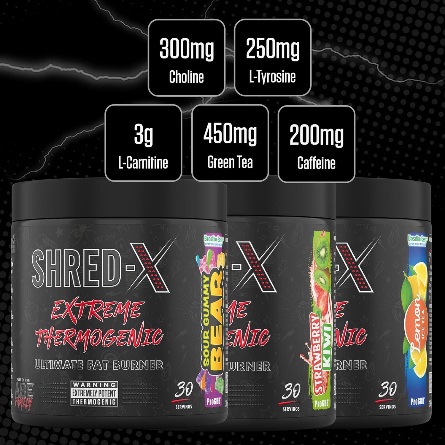 Applied Nutrition Shred X Fat Burner - ABE All Blak Everything Thermo ...
