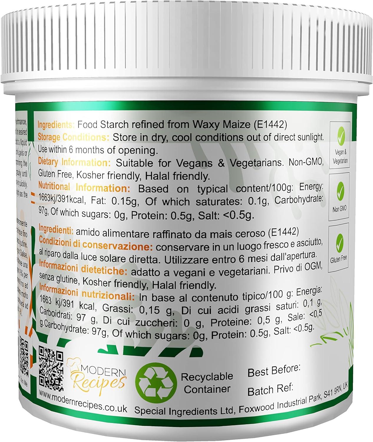 Special Ingredients Ultratex 500g Instant Thickening Starch for Hot ...