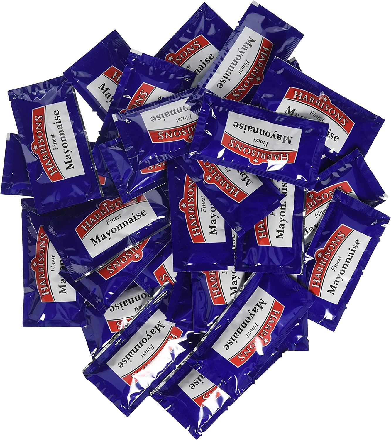 Harrisons Mayonnaise Sachet - 50 Mayo Sachet- Delicious Sauce - No ...