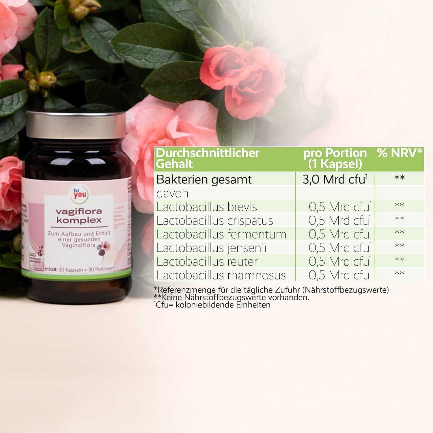 Vagiflor Complex - Women's Probiotics for Healthy Vaginal Flora & pH ...