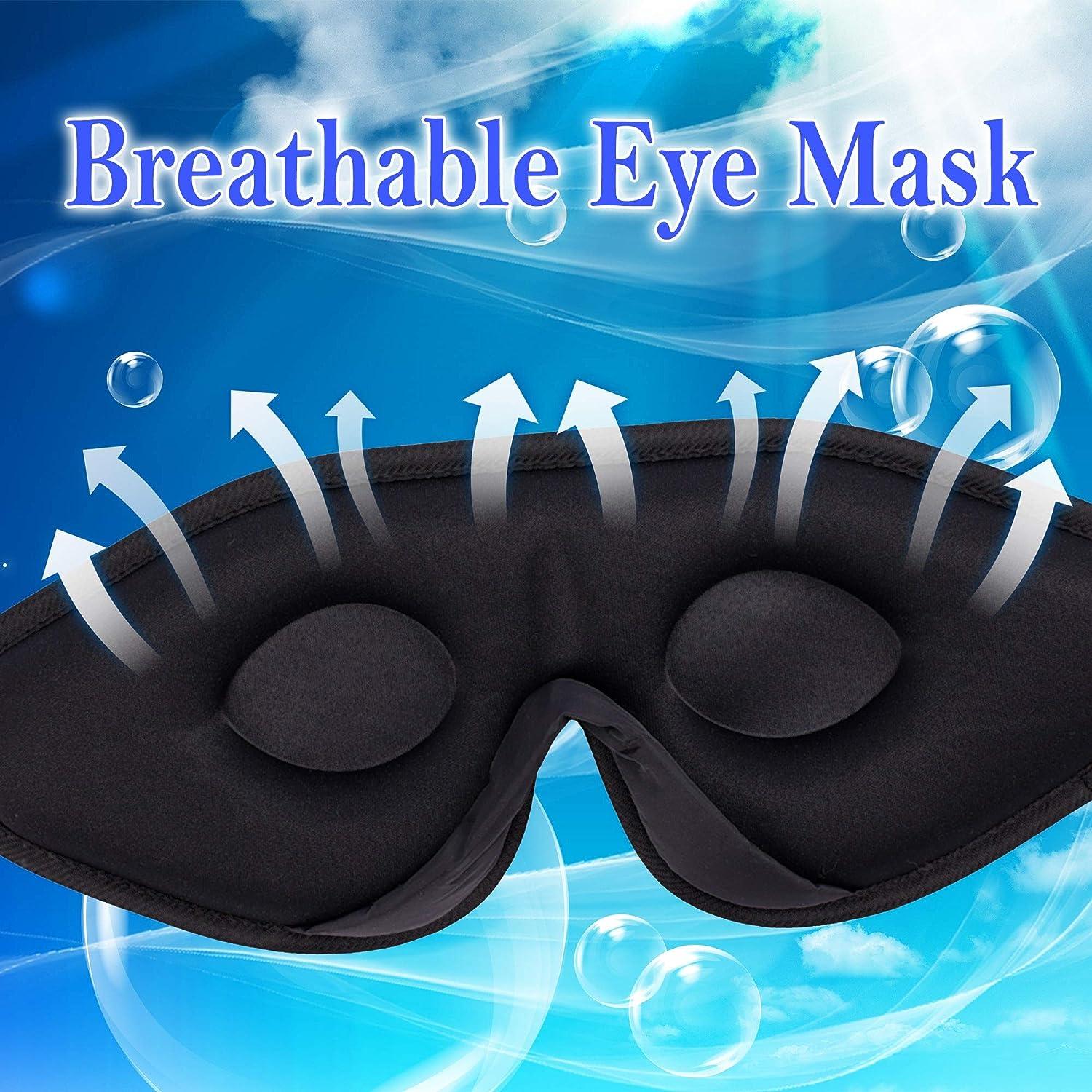 Kids' Memory Foam 3D Contoured Sleep Mask - Blockout Light Eye Cover ...