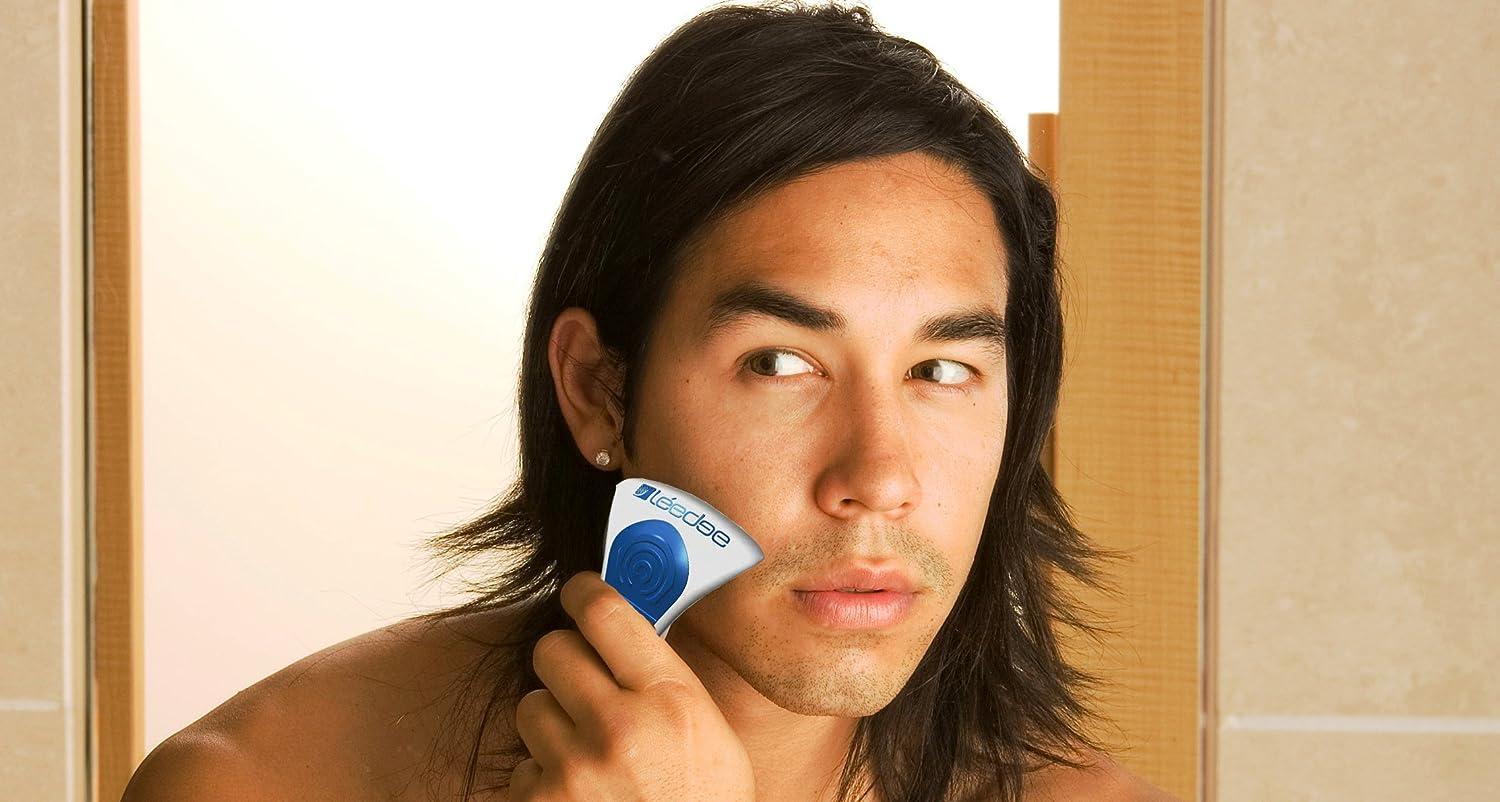 Le'edge Full Face and Body Exfoliator - Blue | Gentle Skin Scrubbing ...