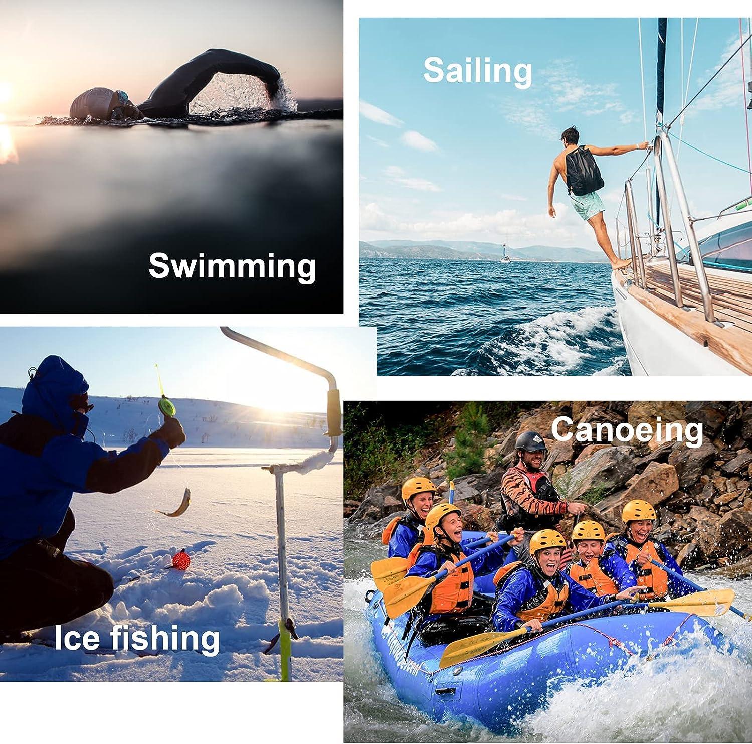 IDGGDI Throw Bag for Water Rescue - 70ft Reflective Rope for Kayaking ...