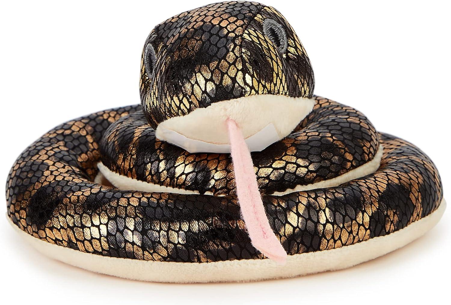 Zappi Co Children's Soft Cuddly Plush Toy Animal - Anaconda Snake (12 ...