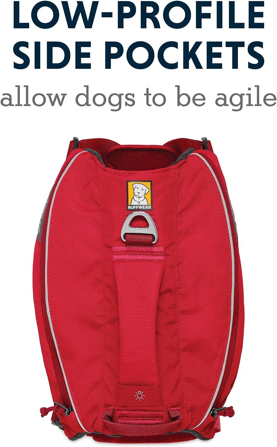 Ruffwear Singletrak Dog Pack - Small Red Currant | Hiking Backpack with ...
