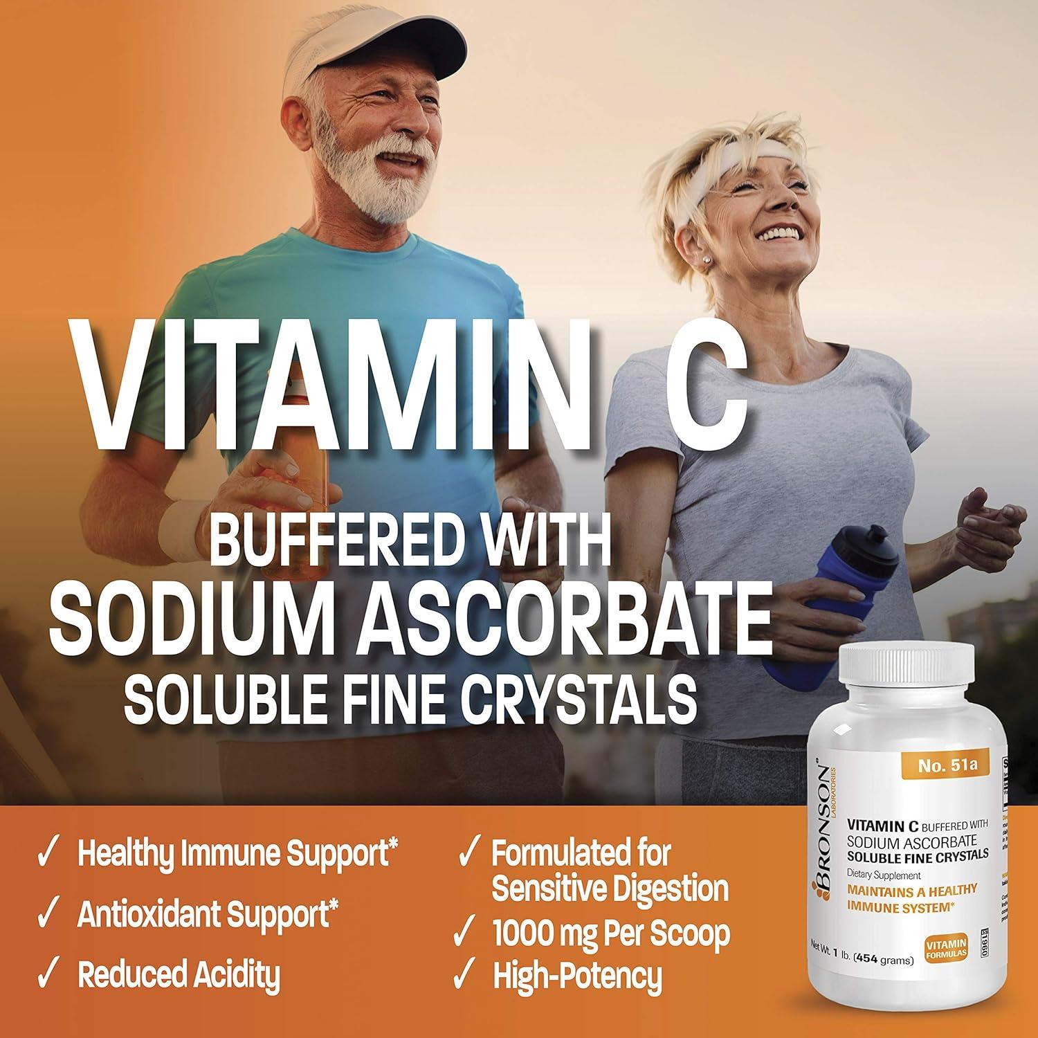 Buffered Vitamin C Powder - 1lb (16oz) - Promotes Healthy Immune System ...