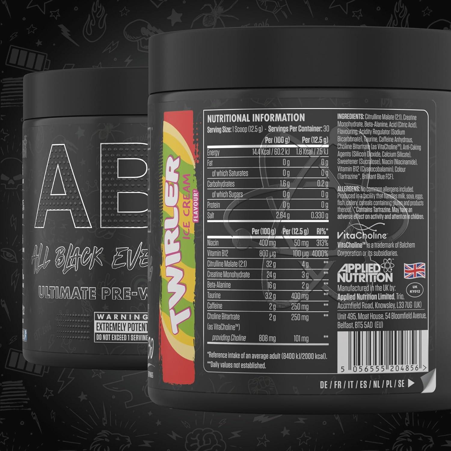 Applied Nutrition ABE Pre Workout Powder - Twirler Ice Cream Flavor ...