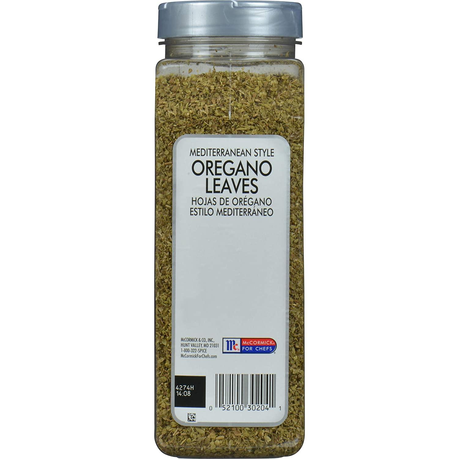 McCormick Culinary Mediterranean Oregano Leaves 5 oz - Premium Dried ...