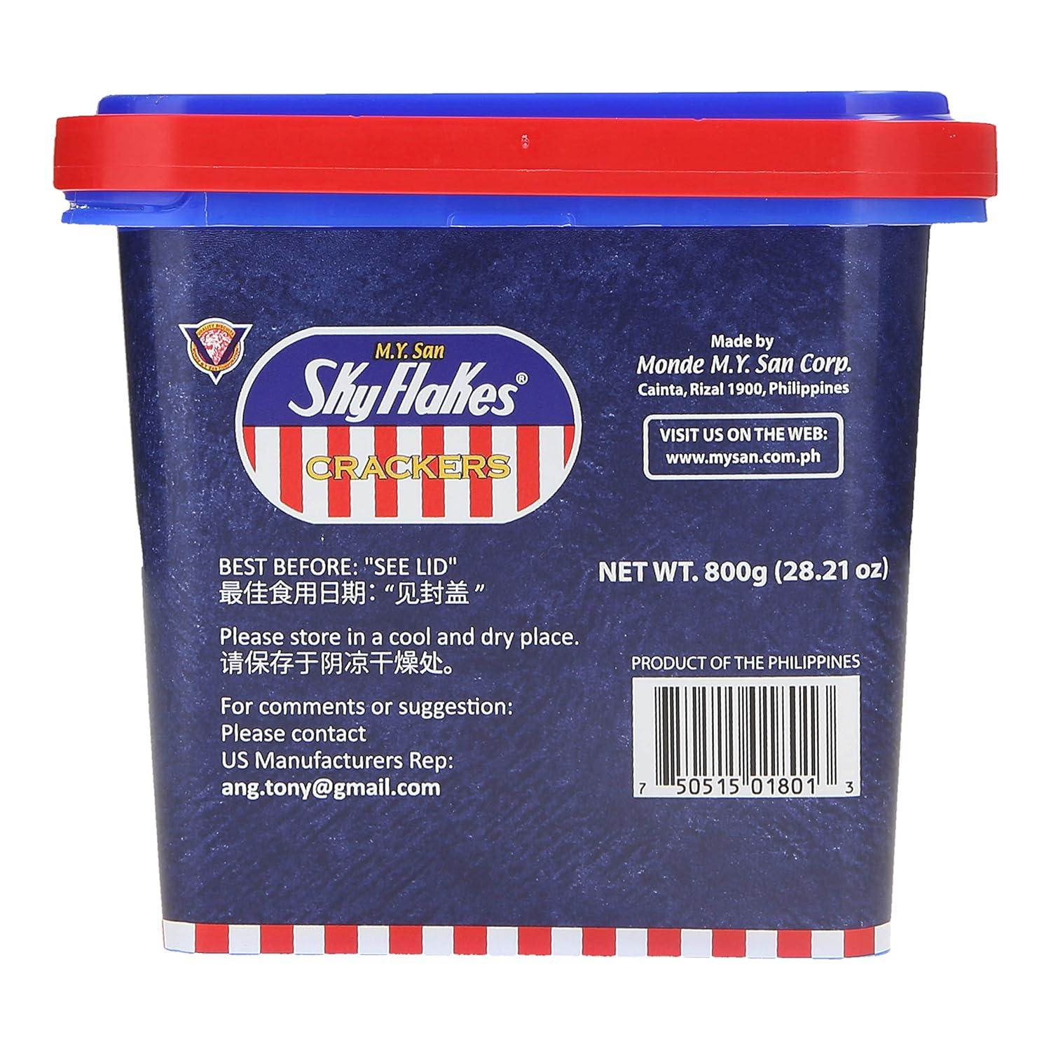 Buy MY SAN Sky Flakes Crackers 800g - Authentic Filipino Snack ...