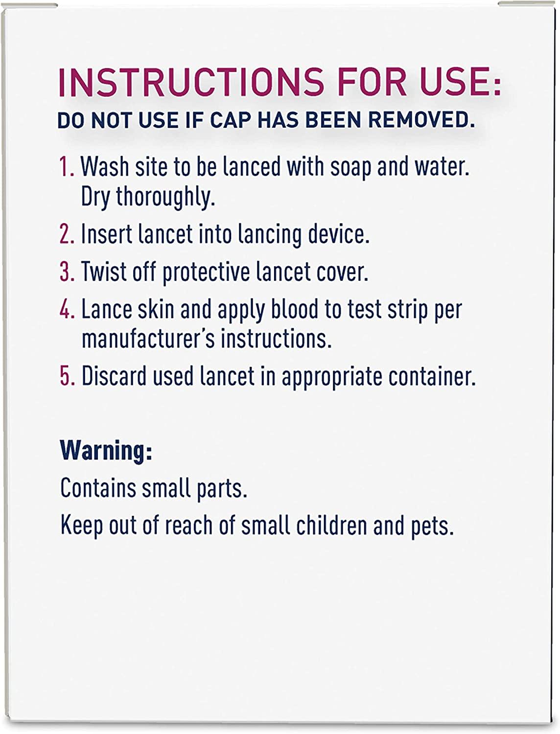 200 Piece Set: 100ct TRUE METRIX NFRS Test Strips + 100ct TRUEplus 30g ...