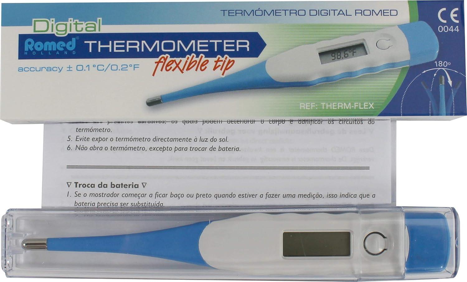 Buy Romed THERM-FLEX Digital Fever Thermometer | Flexible Tip ...