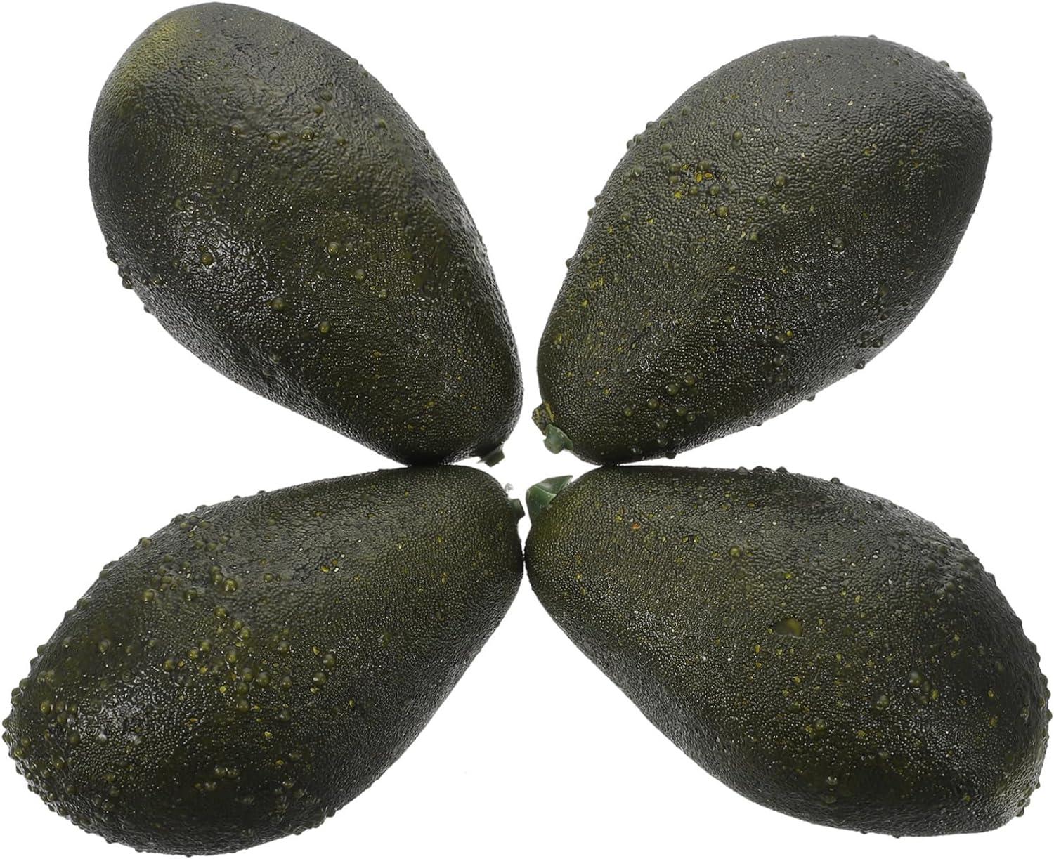 Warmhm 12 Pcs Imitation Avocado Desktop Avocado Ornament Toys for Kids ...