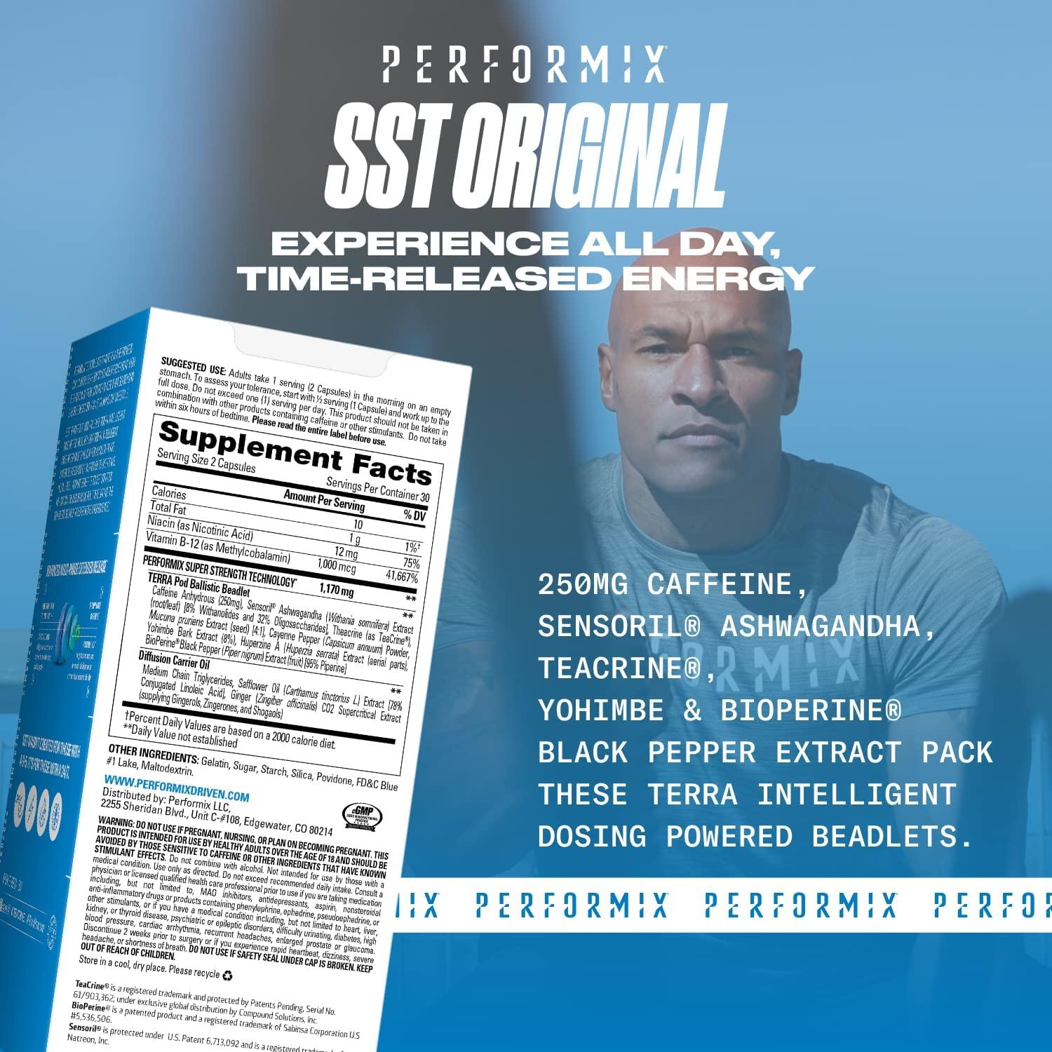 PERFORMIX SST Thermogenic Supplement - Original - 60 Capsules | Boost Energy & Metabolism | Buy ...