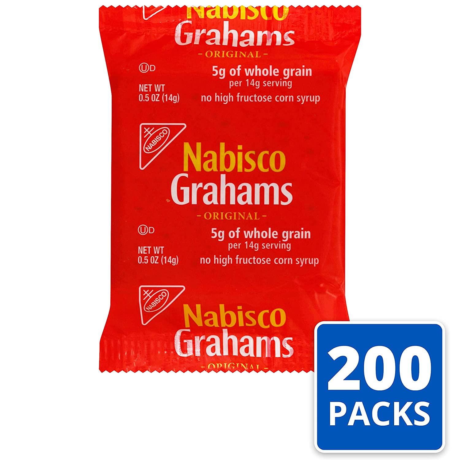 Nabisco Original Grahams 0.5oz (Pack of 200) - Delicious Mini Graham ...