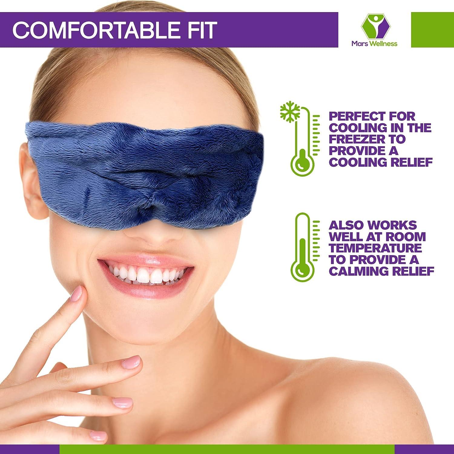 Soft Blackout Cooling Eye Compress: Natural Aromatherapy for Stress ...
