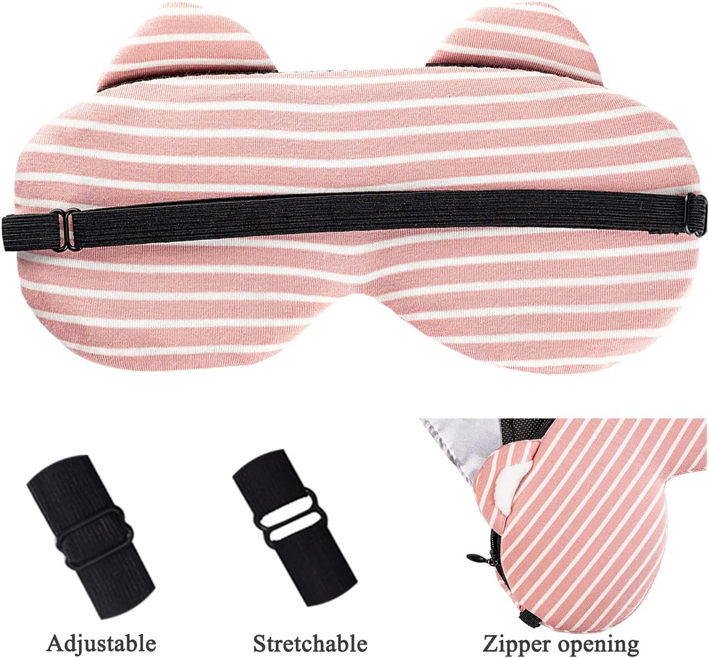 USB Heated Eye Mask for Sleeping and Dry Eyes - Time & Heat Control ...