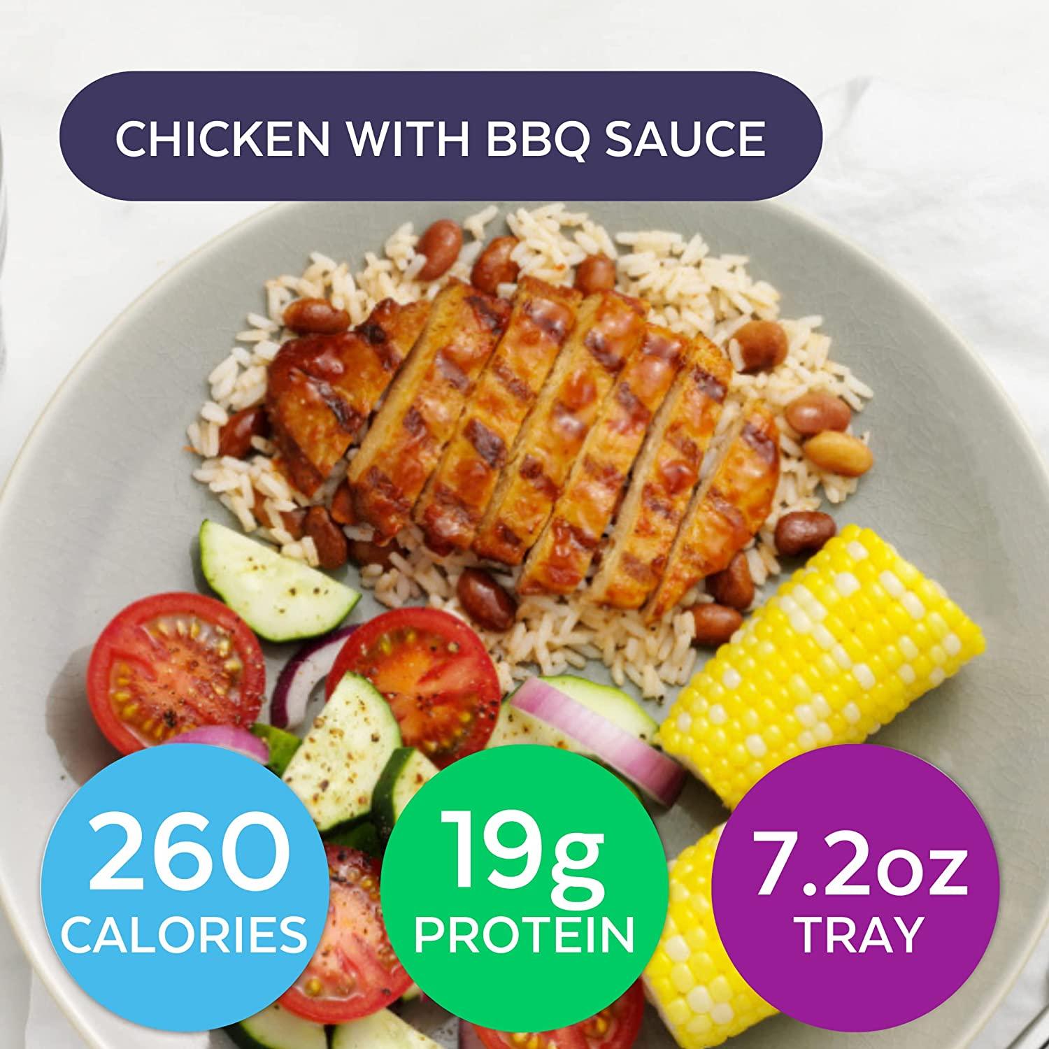 HMR Tex-Mex Entree Pack: Fiesta Chicken, Turkey Chili, BBQ Chicken - 6 Ready to Eat Meals (14-16 ...